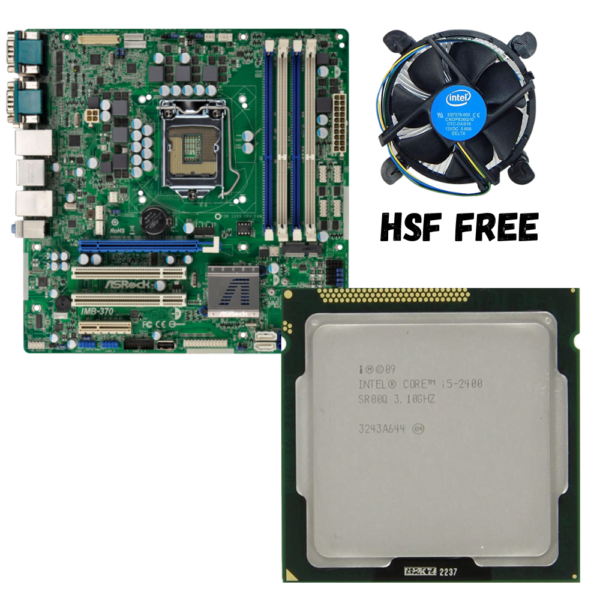 i5 2400 2ND GEN MOTHERBOARD PROCESSOR INTEL DQ77MK (PACKAGE)
