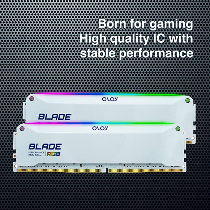 16GB DDR4 RAM 3600Mhz OLOY BLADE WHITE AURA SYNC RGB (2x8GB)