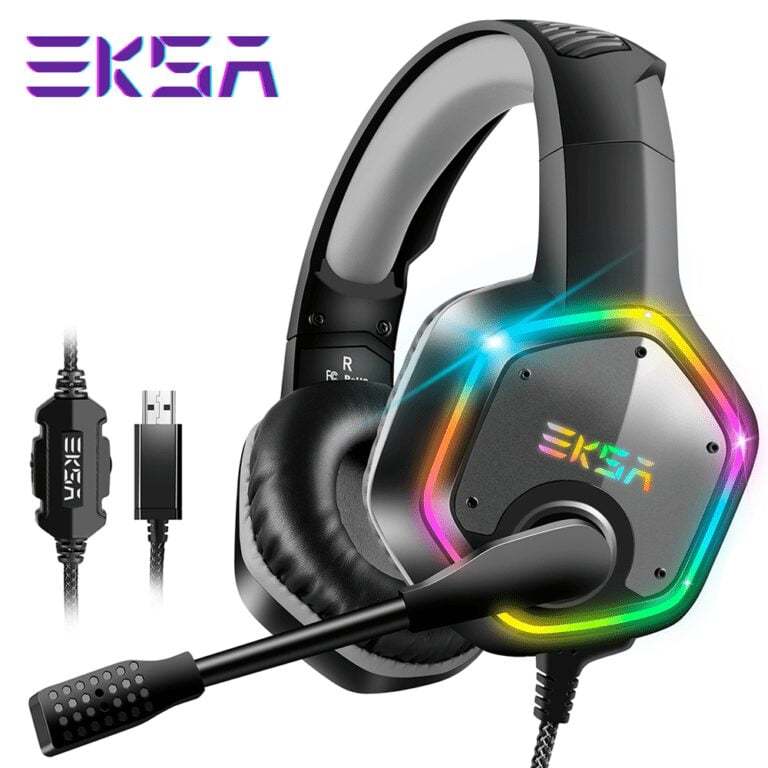 EKSA E1000 RGB USB GAMiNG HEADSET 7.1 SURROUND ViRTUAL SOUND