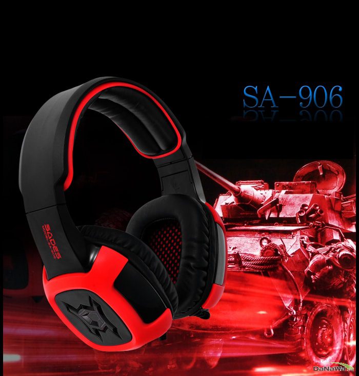 SADES SA 906i USB GAMING HEADSET WITH VIBRATION 7.1 CHANNEL