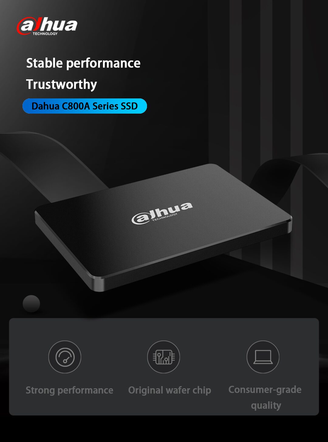256GB SSD DAHUA C800A (NEW PACKED WITH 1 YEAR WARRANTY)