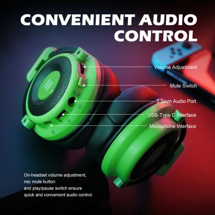 EKSA E900 Pro RGB USB GAMiNG HEADSET 7.1 SURROUND SOUND