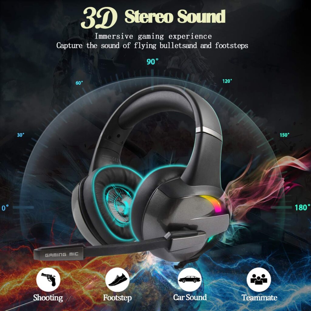 BEEXCELLENT GM-7 RGB GAMiNG HEADSET WiTH NOICE CANCELING MiC