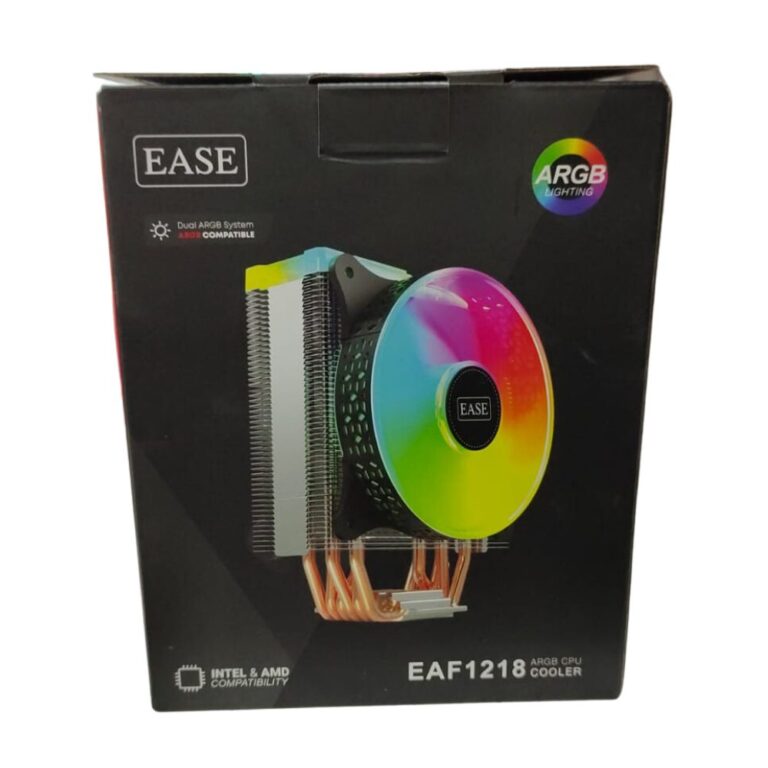EASE EAF1218 ARGB CPU COOLER WITH HEAT PIPE CYLINDER