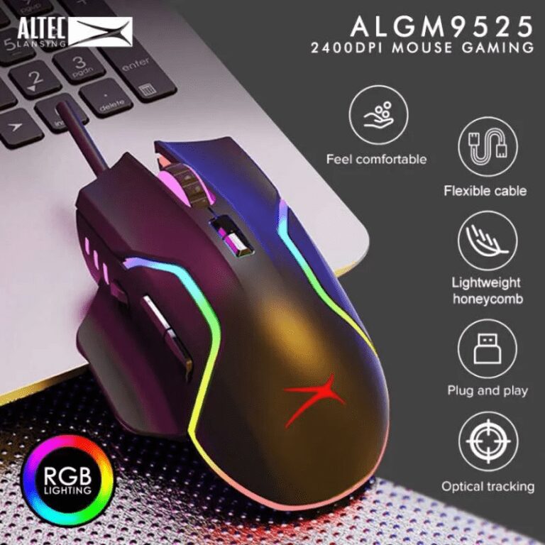 ALTEC LANSiNG ALGM-9525 USB RGB GAMiNG MOUSE WIRED 2400DPI