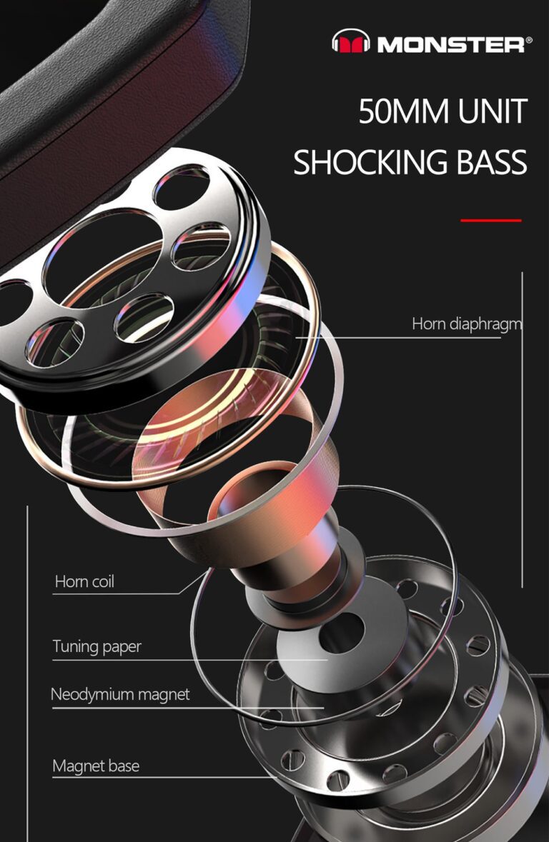 MONSTER AiRMARS N5 RGB USB GAMiNG HEADPHONES 7.1 SURROUND