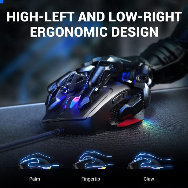 EKSA EM600 USB RGB GAMING MOUSE 12000 DPI PROGRAMMABLE MiCE