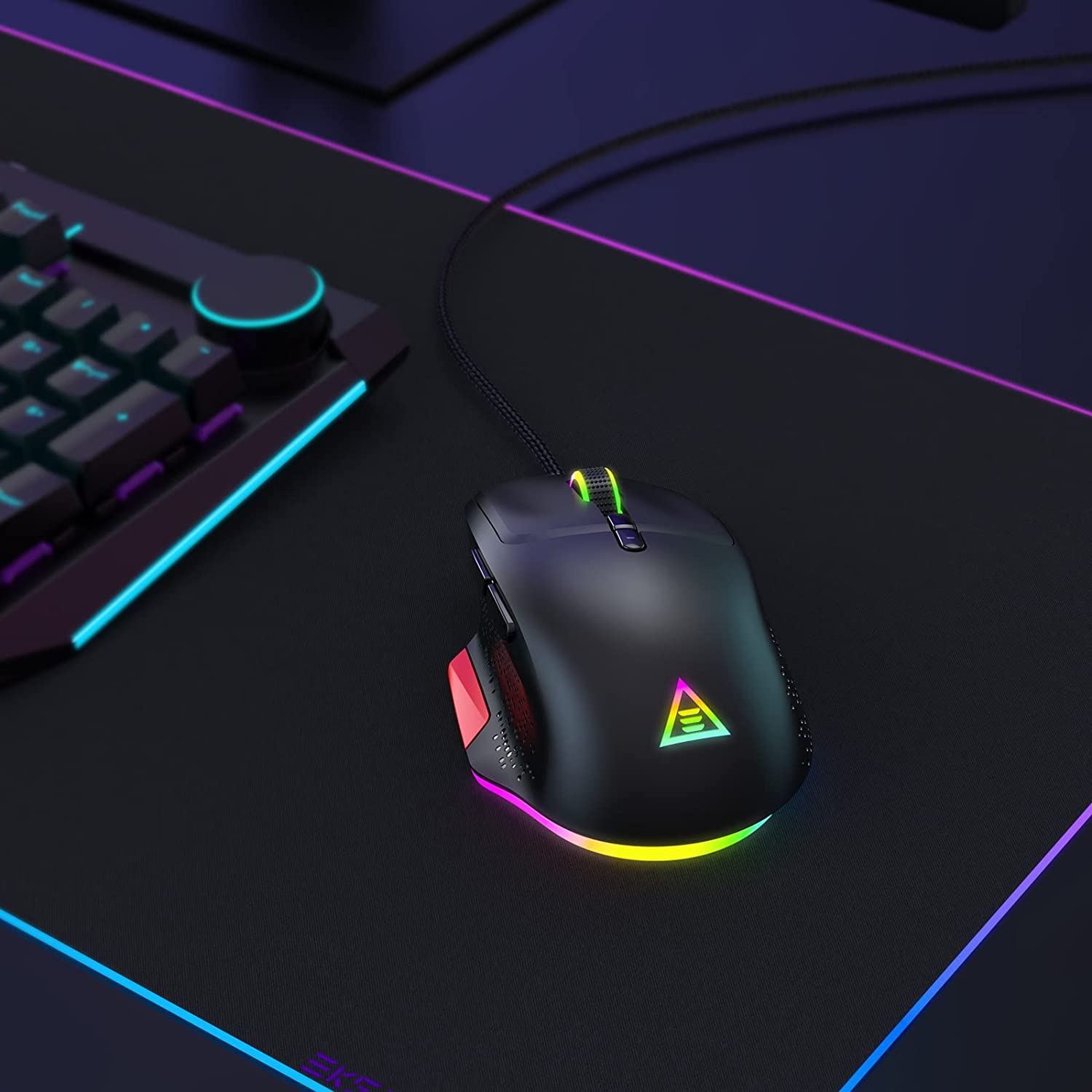 EKSA EM600 USB RGB GAMING MOUSE 12000 DPI PROGRAMMABLE MiCE