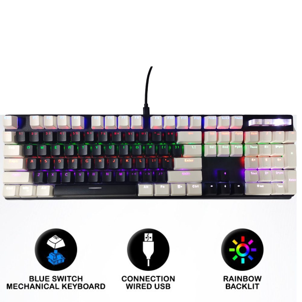 OCG 2104 RGB MECHANICAL GAMiNG KEYBOARd WiTH BLUE SWiTCH
