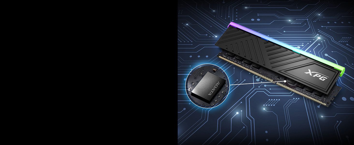 16GB DDR4 GAMiNG RAM 3600Mhz RGB XPG SPECTRIX D35G BLACK
