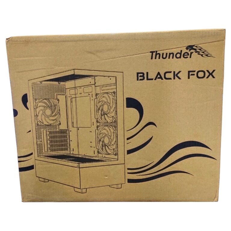 THUNDER BLACK FOX RGB GAMiNG CASE TGC-747 WiTH 3X ARGB FAN