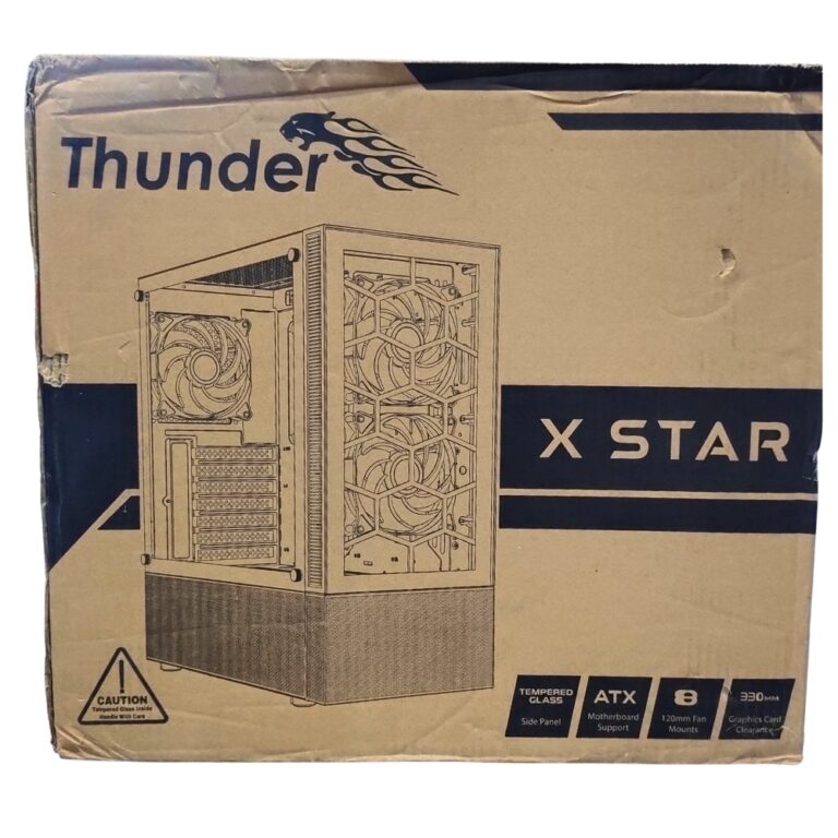 THUNDER X STAR RGB GAMiNG CASE TGC-621 WiTH 3X ARGB FAN
