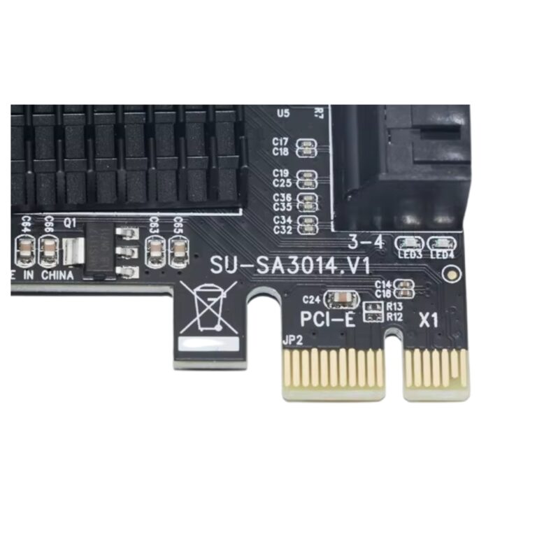 4 PORT SATA CARD PCIe 3.0 6Gbps CONTROLLER EXPANSION CARD