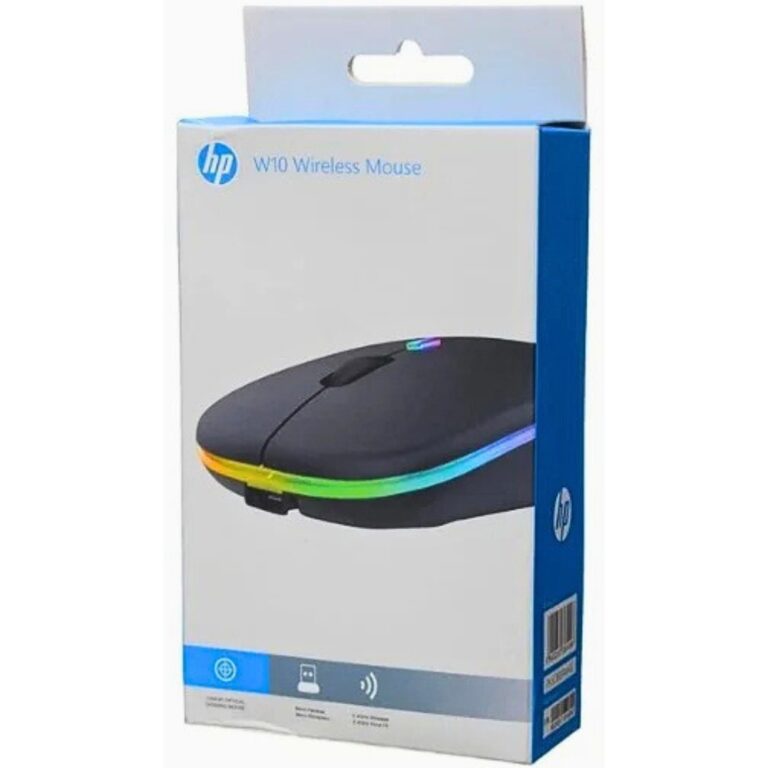 HP W10 RGB BLUETOOTH & WiRELESS MOUSE RECHARGEABLE TYPE-C