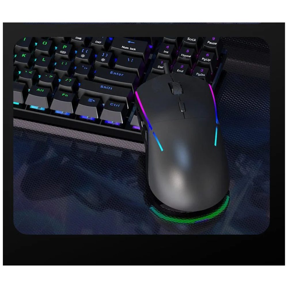 ZiDLi M82 USB RGB GAMING MOUSE 16000DPI BLACK WiRED