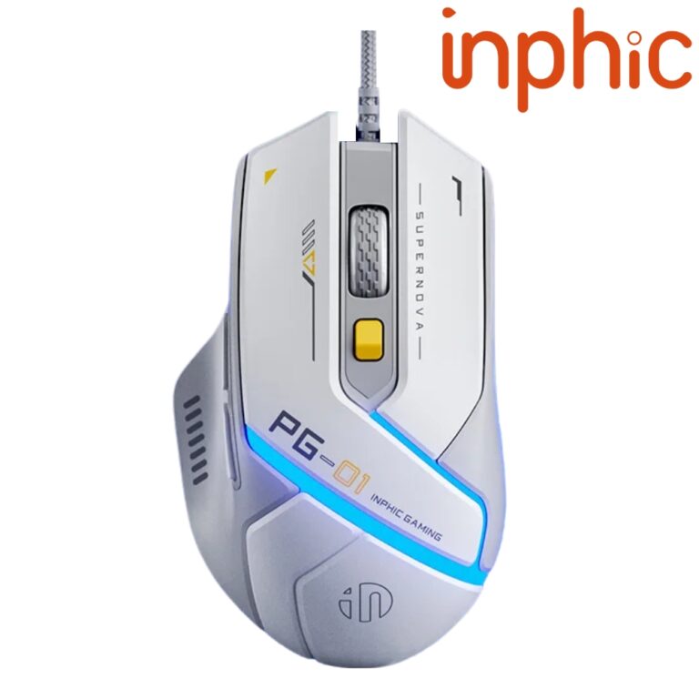iNPHiC PG1 RGB WIRED GAMING MOUSE 12800 DPI WITH SOFTWARE
